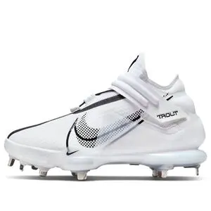 Nike Force Zoom Trout 7 Baseball Cleats - White/black/dynamic Turquoise