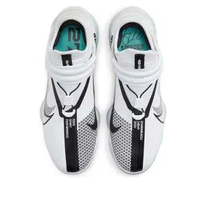 Nike Force Zoom Trout 7 Baseball Cleats - White/black/dynamic Turquoise