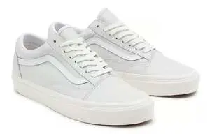 VANS Old Skool Lace-up Sneakers - White/grey