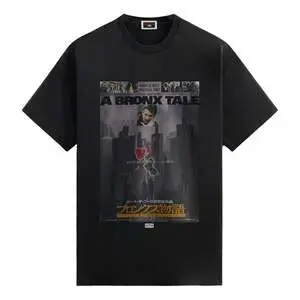 Kith X A Bronx Tale Japanese Poster Vintage T-shirt - Black