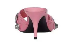 Balenciaga Cagole Heeled Sandals - Pink