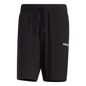 Adidas Neo Logo Printing Stripe Casual Sports Shorts - Black