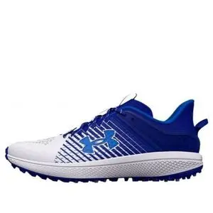Under Armour Yard Turf Baseball Shoes - Blue/white