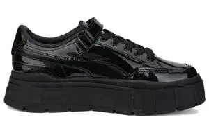 PUMA Mayze Stack Patent Iridescent Sneakers - Black