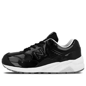 NEW BALANCE 580 Patent Leather Sneakers - Black