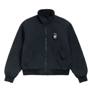 StÜssy Polar Fleece Lined Jacket - Black
