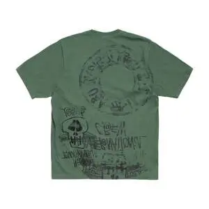 StÜssy Skulls T-shirt Pigment Dyed