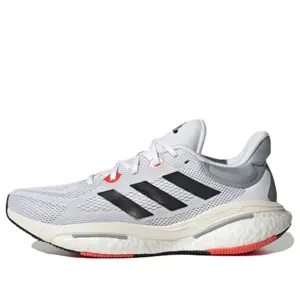 Adidas Solarglide 6 Athletic Sneakers - Cloud White/core Black/solar Red
