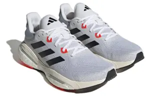 Adidas Solarglide 6 Athletic Sneakers - Cloud White/core Black/solar Red