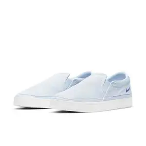 Nike Court Legacy Slip-on Sneakers - Light Blue