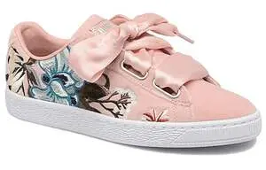 PUMA Basket Heart Hyper Embroidery Peach - Pink