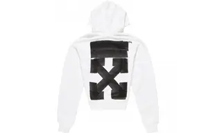 Off-White Logo Print Pullover Hoodie