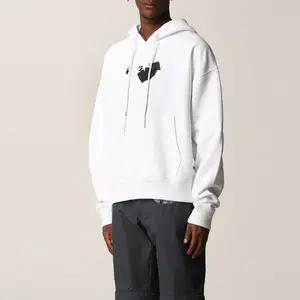 Off-White Logo Print Pullover Hoodie