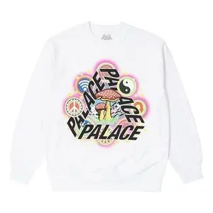 PALACE Bun 5g Crewneck Sweatshirt - White