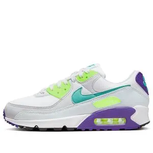 Nike Nike Air Max 90 Low Top Sneakers White/green/purple