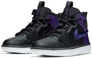 JORDAN 1 React High Top Sneakers - Black
