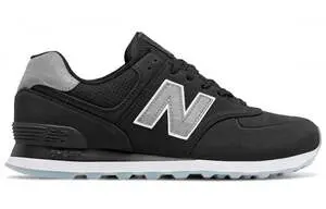 NEW BALANCE 574 Low Top Sneakers - Black/silver/white