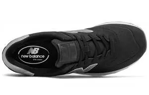 NEW BALANCE 574 Low Top Sneakers - Black/silver/white