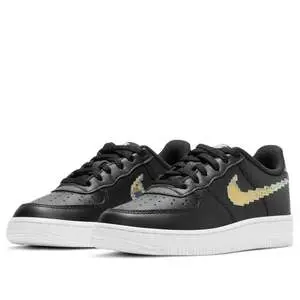 Nike Force 1 Lv8 'digital Swoosh' Sneakers - Black