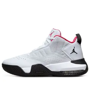 JORDAN Air Stay Loyal High Top Sneakers - White/black/rush Pink