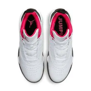 JORDAN Air Stay Loyal High Top Sneakers - White/black/rush Pink