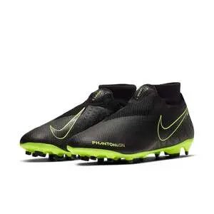 Nike Phantom Vision Pro Df Fg Soccer Cleats - Black/volt