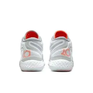 Nike Kd Trey 5 Viii Mid Top Basketball Sneakers - White/orange