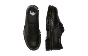 Dr. Martens Rikard Lunar Leather Platform Low Top Casual Shoes - Black