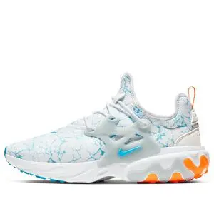 Nike React Presto "cracked" Sneakers - White/blue