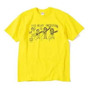 Supreme X The Velvet Underground Drawing Tee - Yellow