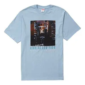 Supreme Christopher Walken King Of New York Tee - Blue