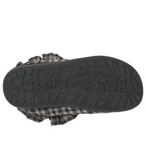 SUBU X Coyseio Fluff Check Padded Slippers