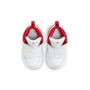 JORDAN 1 Sky High Top Sneakers - White/red