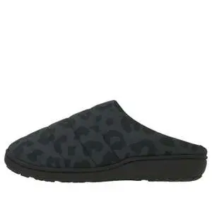 SUBU Down Sandals - Leopard/charcoal