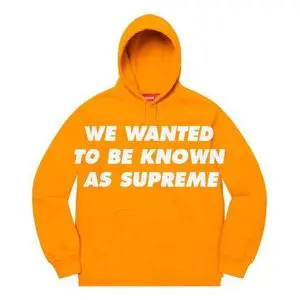 Supreme Known As Hooded Sweatshirt - Goldyellow