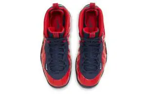 Nike Foamposite Pro 'usa' Retro Mid Top Sneakers - Red/blue