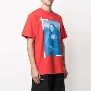 Off-White Mona Lisa Graphic T-shirt - Red