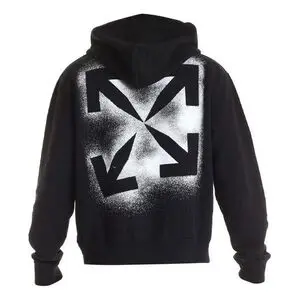 Off-White Fw20 Back Arrows Sketch Logo Hoodie - Black