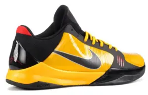 Nike Zoom Kobe 5 'bruce Lee' Low Top Athletic Sneakers - Black/red