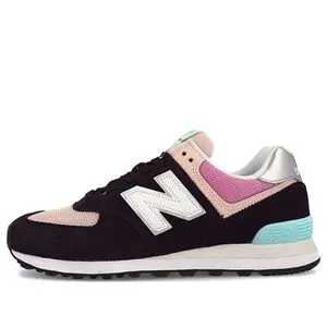 NEW BALANCE 574 Madder Rose Sneakers - Black