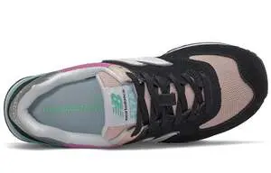 NEW BALANCE 574 Madder Rose Sneakers - Black