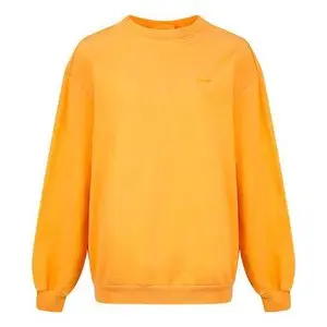 LEVI'S Round Neck Long Sleeve Sweatshirt - Yellow