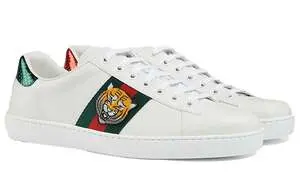 Gucci Ace Embroidered Tiger Low Top Sneakers