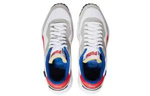 PUMA Style Rider Play On Sd Mesh Sneakers - Gray/red/blue