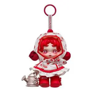 POP MART Skullpanda Amid Flowers Plush Doll Pendant With Watering Can Accessory - Multi-color