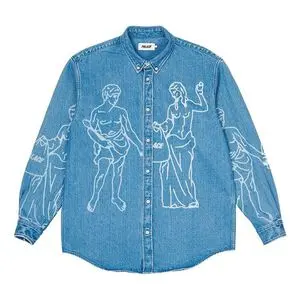PALACE Ss22 Londinium Shirt - Blue
