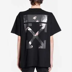 Off-White Short Sleeve Painting Arrow Print T-shirt