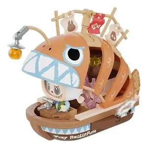 POP MART The Monsters Labubu Chasing Mermaids Series Blocks "the Tiny Anglerfish - Multi-color