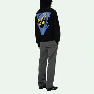 Off-White Ss21 Alphabet Printed Hoodie
