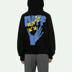 Off-White Ss21 Alphabet Printed Hoodie